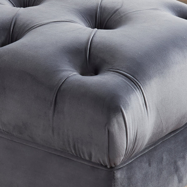 Button Bench Grey – CAMILA & Co.